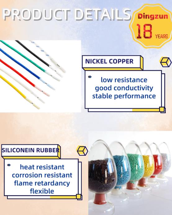 UL3122 Fiberglass Weave High Temp Wire For Home Baking Oven