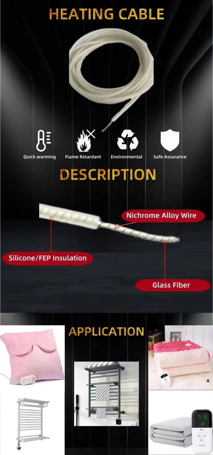 Carbon Fiber 3k Silicone Heating Cable