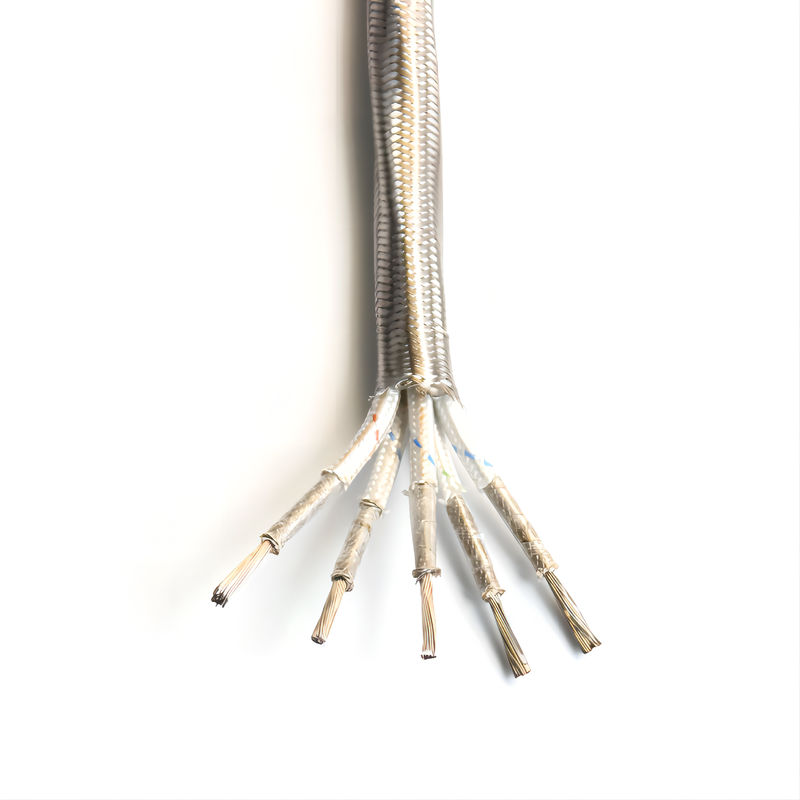 5 Core Mica Wrapping With Tracer Fire Resistance Cable Silica Coated