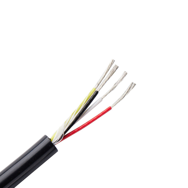 4 Core CUSTOM Composite Cable High Voltage Temperature 600V Silicone Sheath