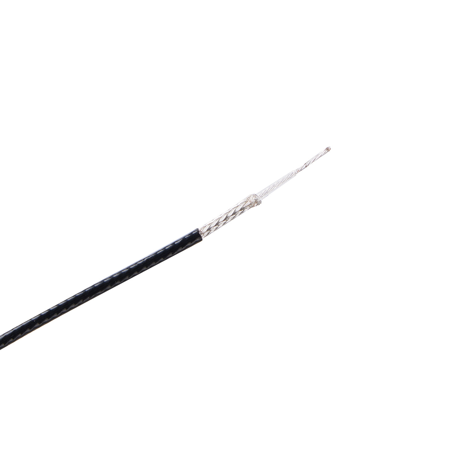 PTFE Insulation Transmission Low Loss Coaxial Cable Sliver Copper