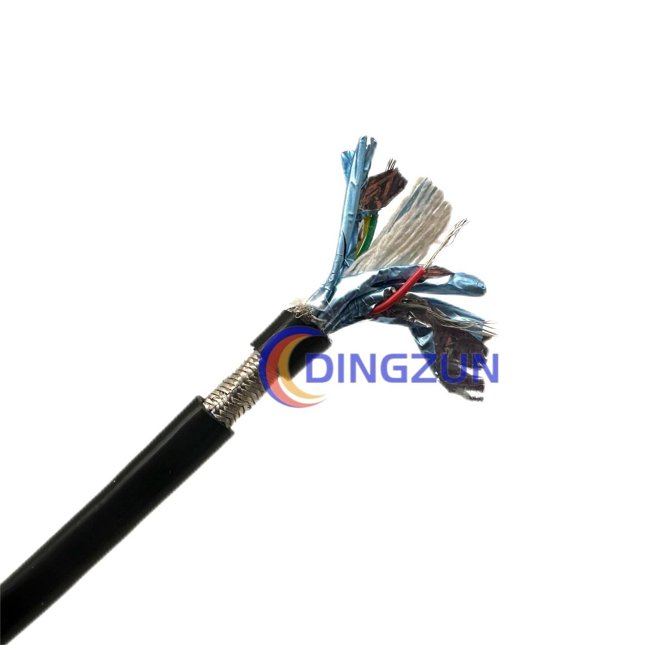6 Pair Twisted Shielded Pvc Multi Pair Sensor Cable